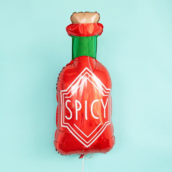 Handmade | Party Supplies | Spicy Hot Sauce Giant Mylar Balloon | Poshmark